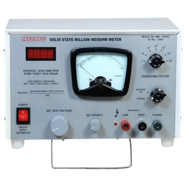 Million Megohm Meter for High Resistance Testing