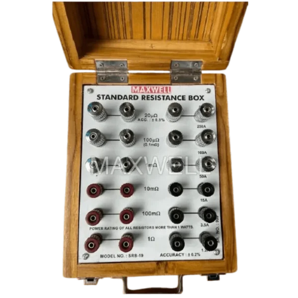 Standard Resistance Box SRB-19 | 0.2% Precision Resistance Box 20 µΩ – 1 Ω