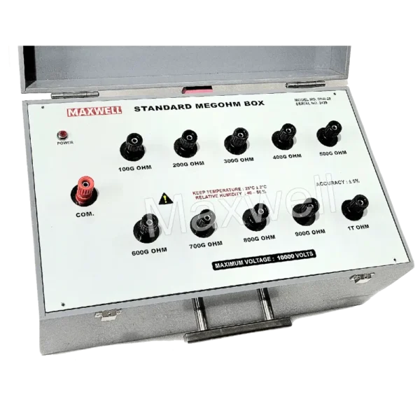 Standard Meg Ohm Box | SRB-28 | Maxwell