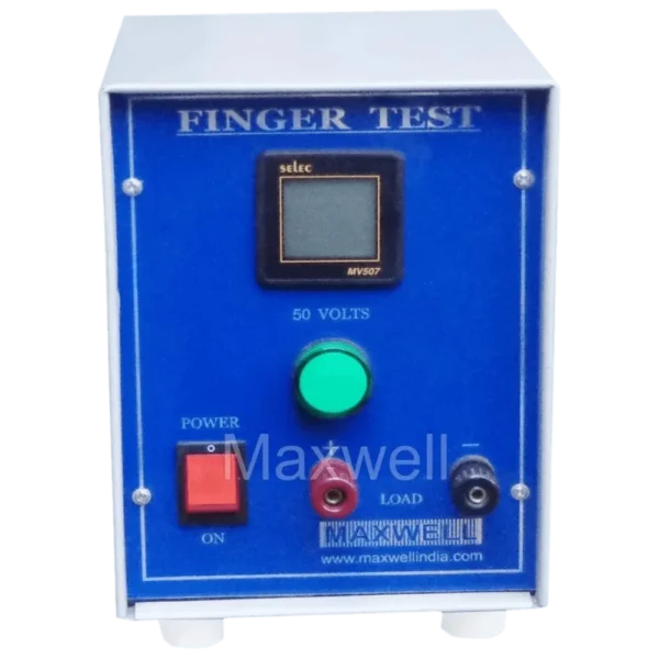 Finger test with finger probe - Maxwell